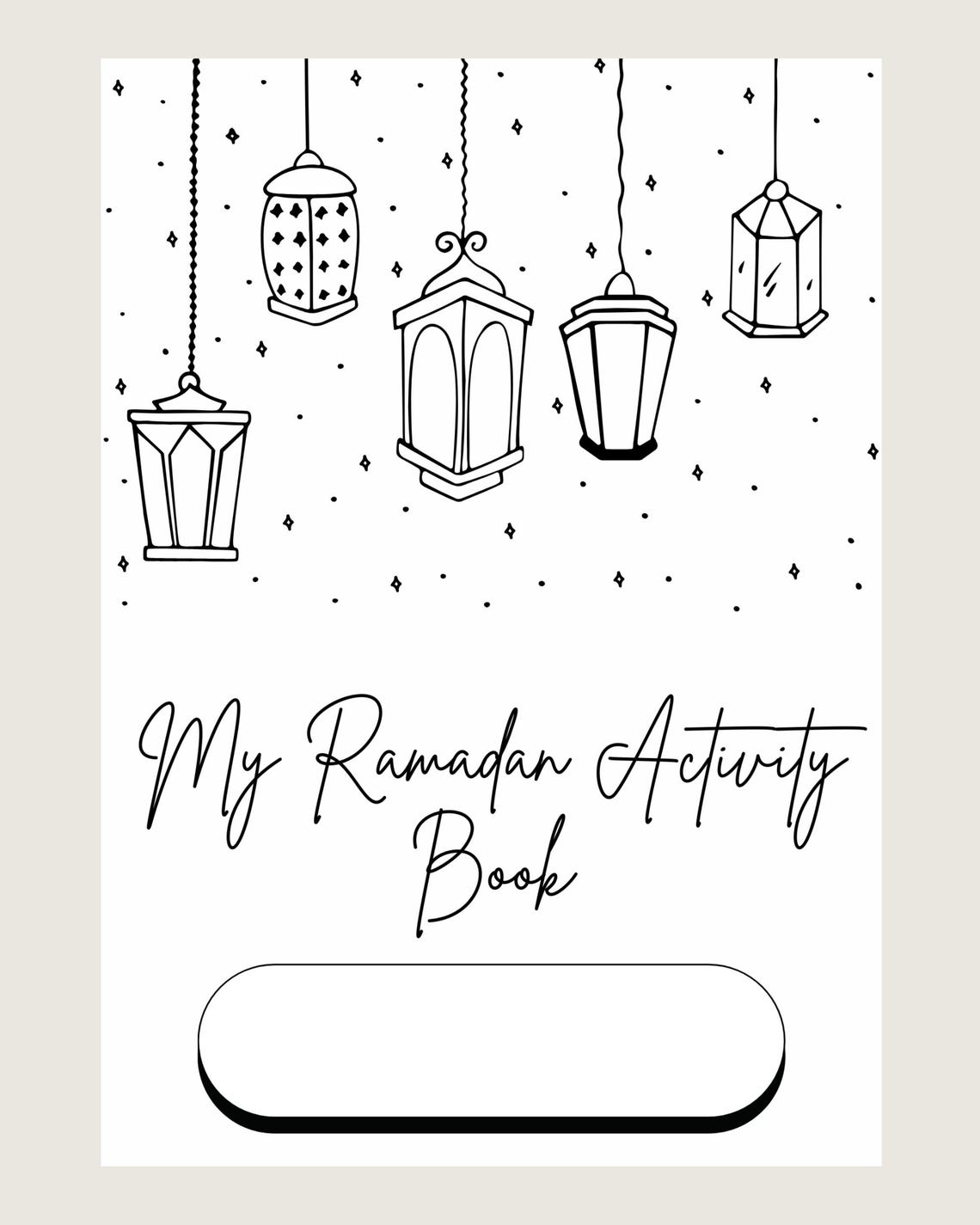 Ramadan Activity Book, Ramadan Printable, Kids Ramadan Activity Sheets ...