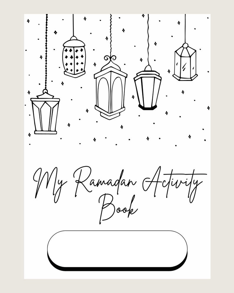 Ramadan Activity Book, Ramadan Printable, Kids Ramadan Activity Sheets ...
