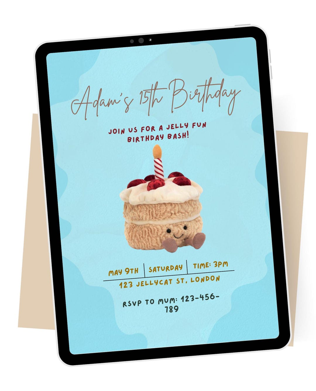 Jellycat, Jellycat Birthday, Jellycat Party, Jellycat Invite, Jellycat ...