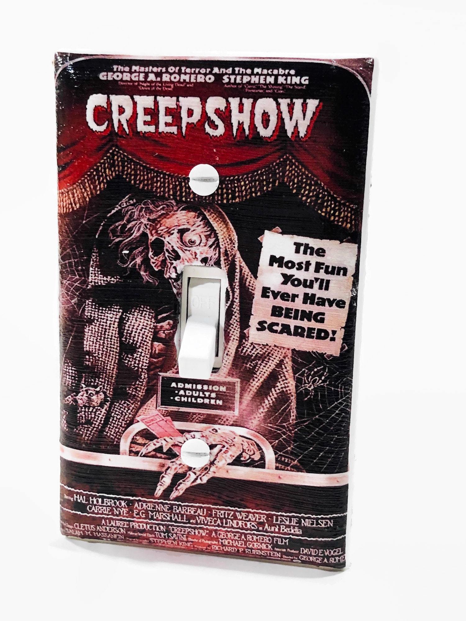Creepshow Skeleton Light Switchplate Stephen King Horror | Etsy