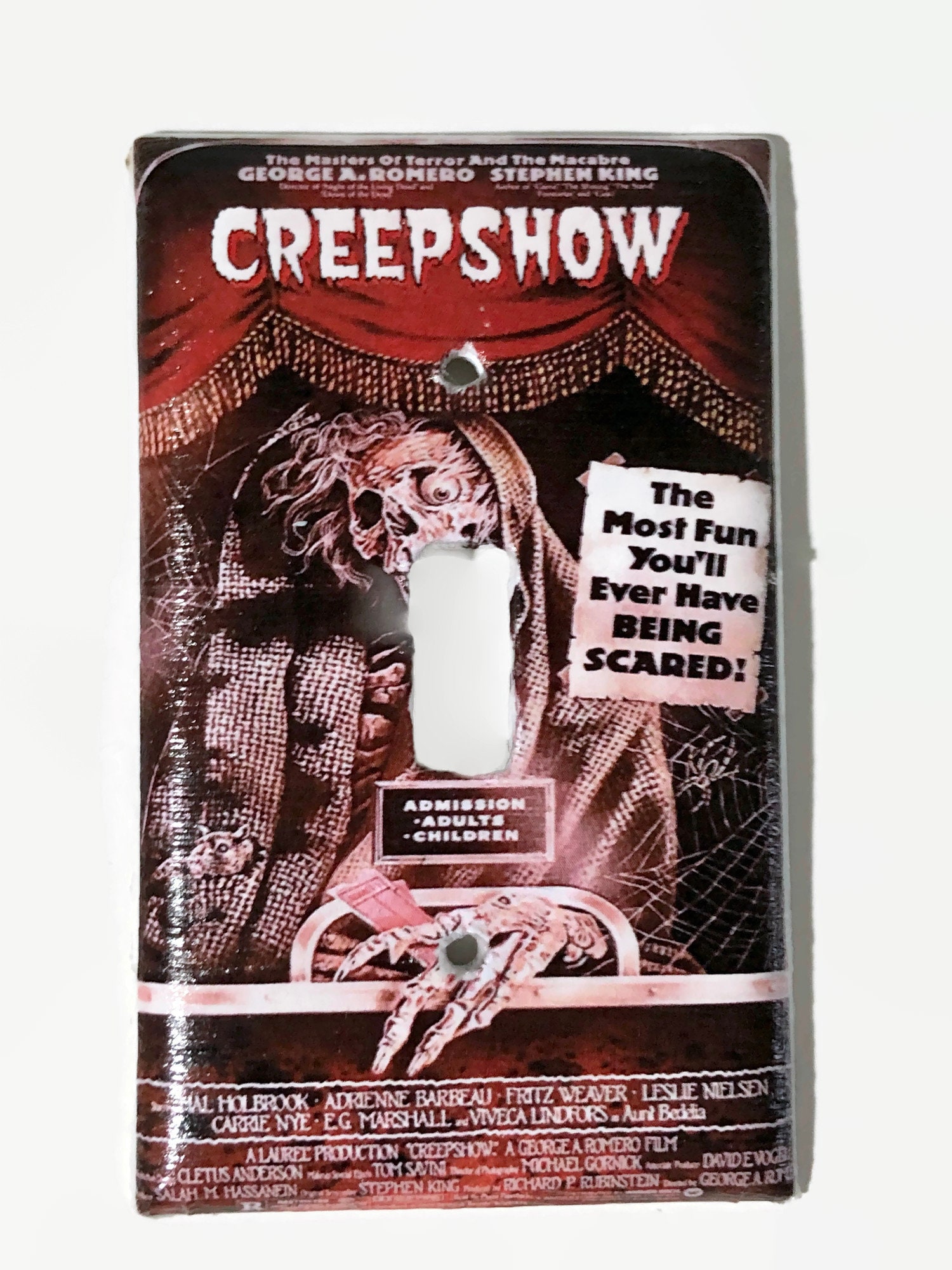 Creepshow Skeleton Light Switchplate Stephen King Horror | Etsy