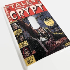 Tales From the Crypt Light Switchplate, Horror Movie Memorabilia, Light ...