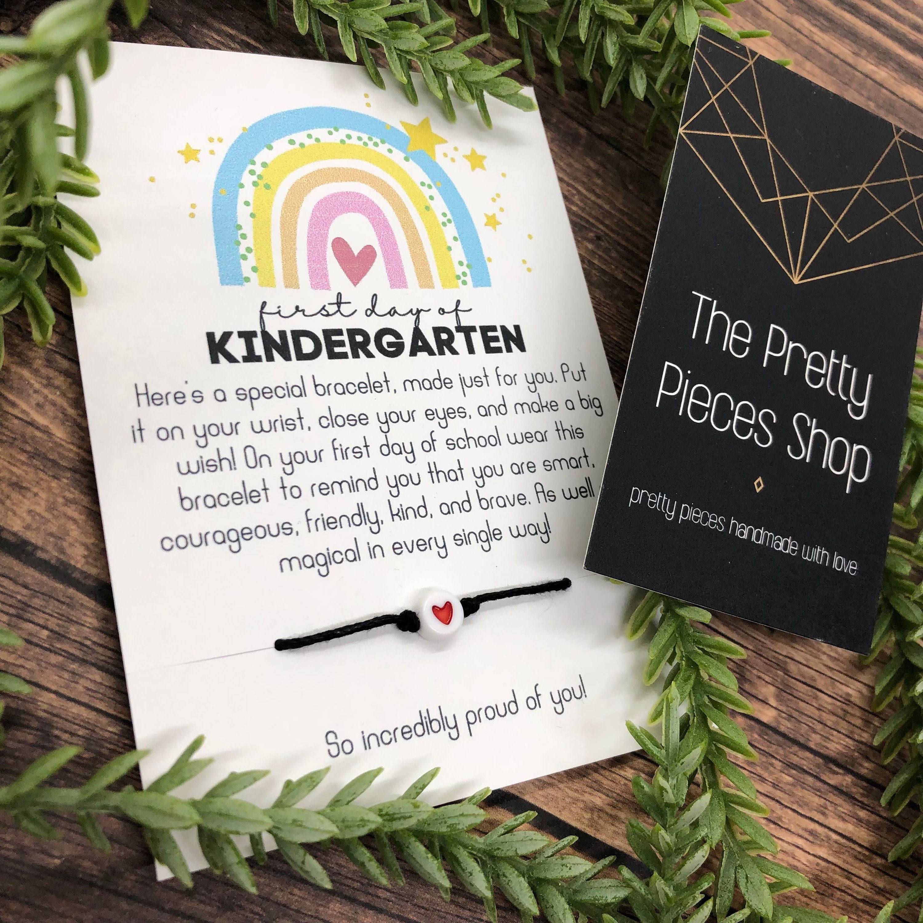 First Day of School Bracelets Kindergarten Bracelets First - Etsy