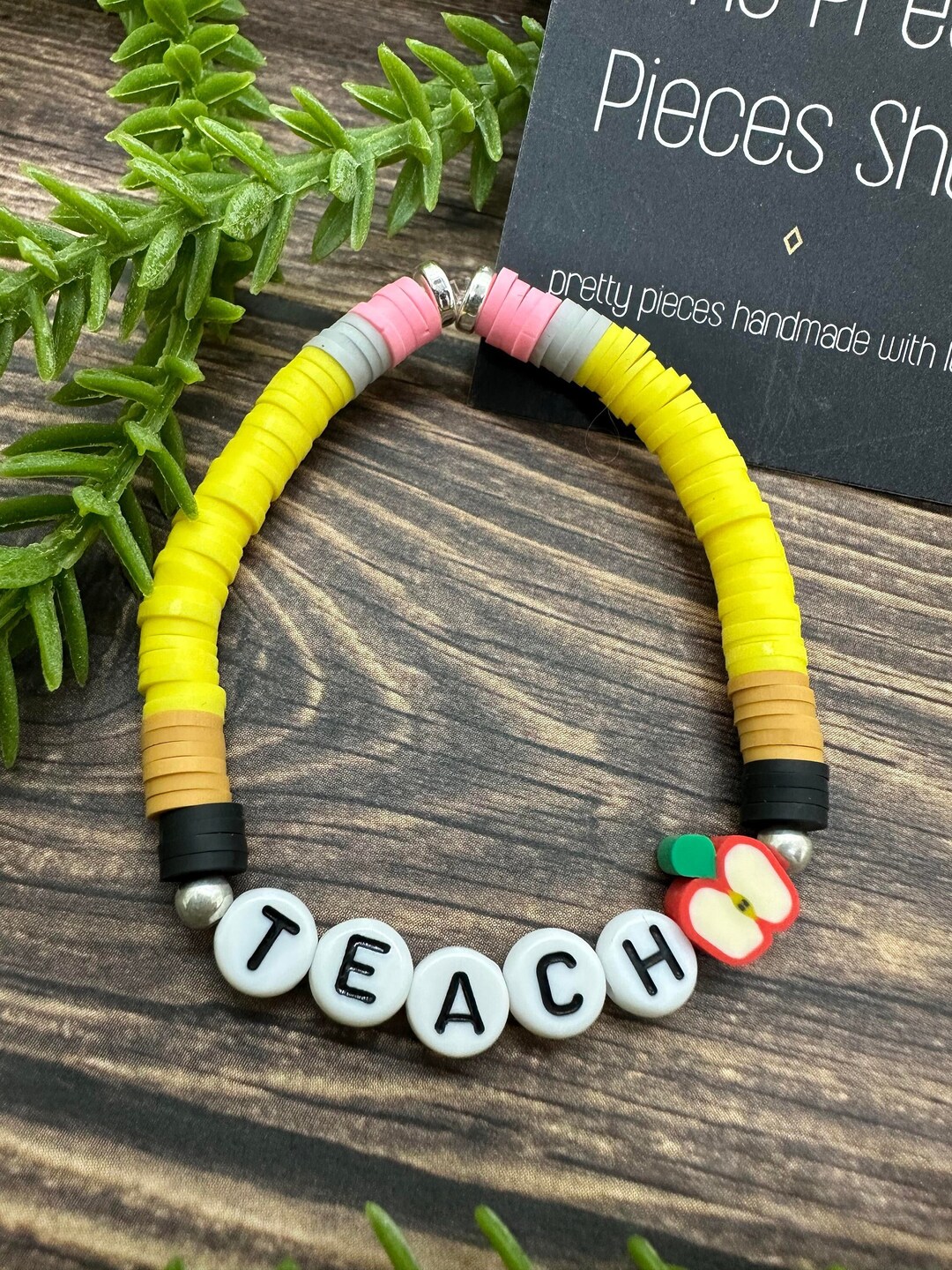 Teacher Bracelets | Pencil Bracelet | Teacher Appreciation | Custom Bracelets | Teacher Gift ...