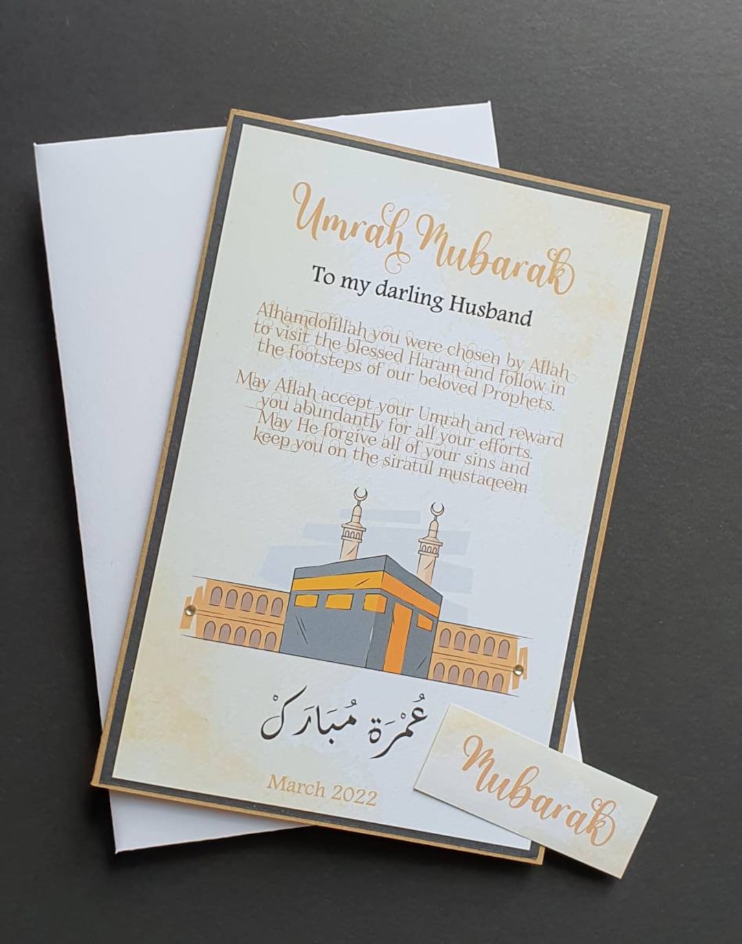 Carte Omra/carte Hajj/cadeau Omra/Oumra - Etsy France