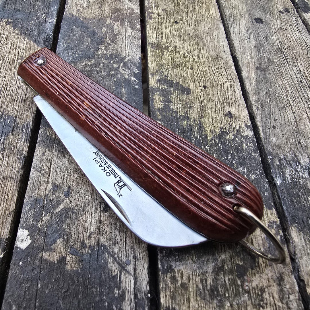 92g Vintage OKAPI Folding Knives Made in Germany 1950's-1960's - Etsy