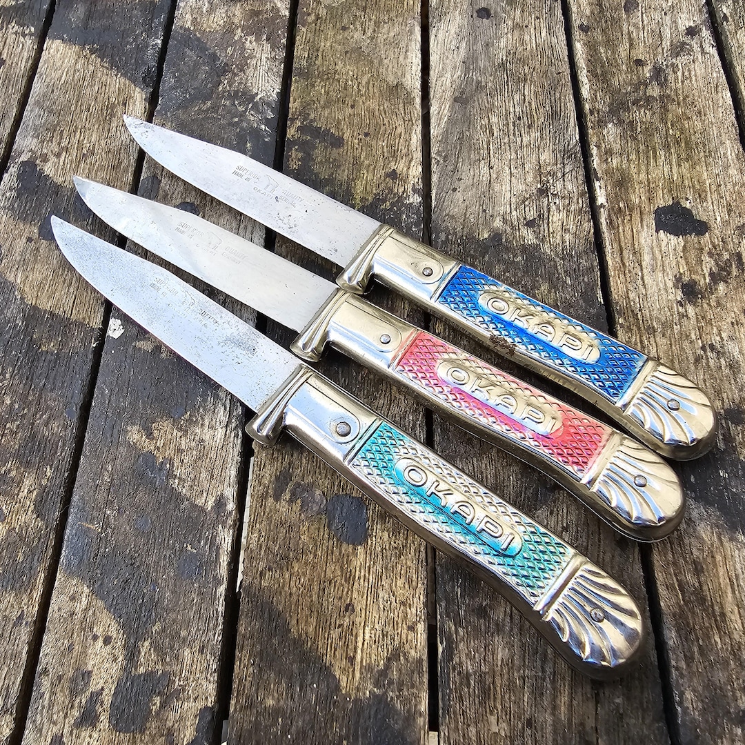 3vintage OKAPI Knives Made in Germany 1950 - Etsy