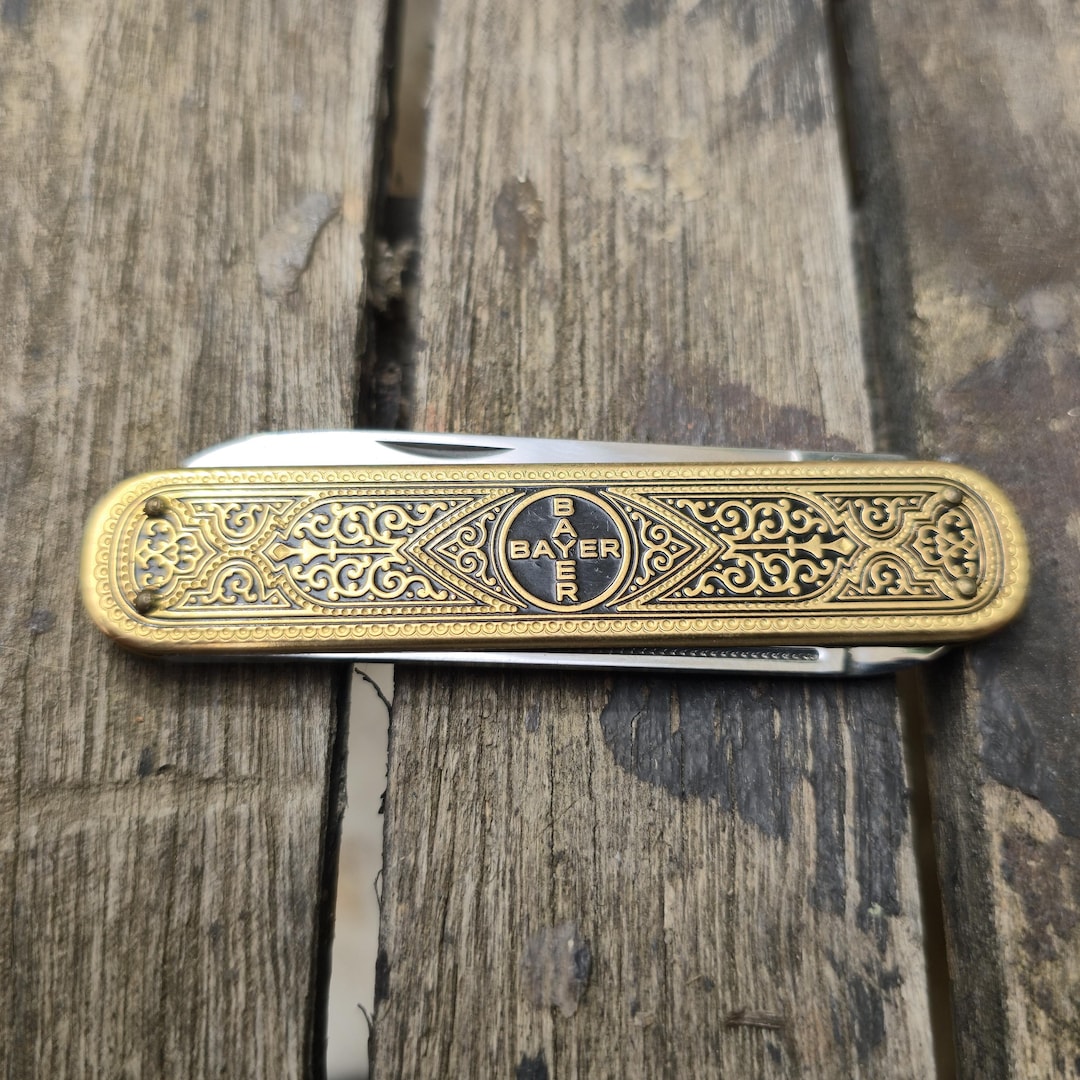 Very Old German Pocket Knife, BAYER - Etsy