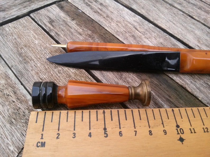 92g Very Old Desk Office Pen Set Bakelite - Etsy