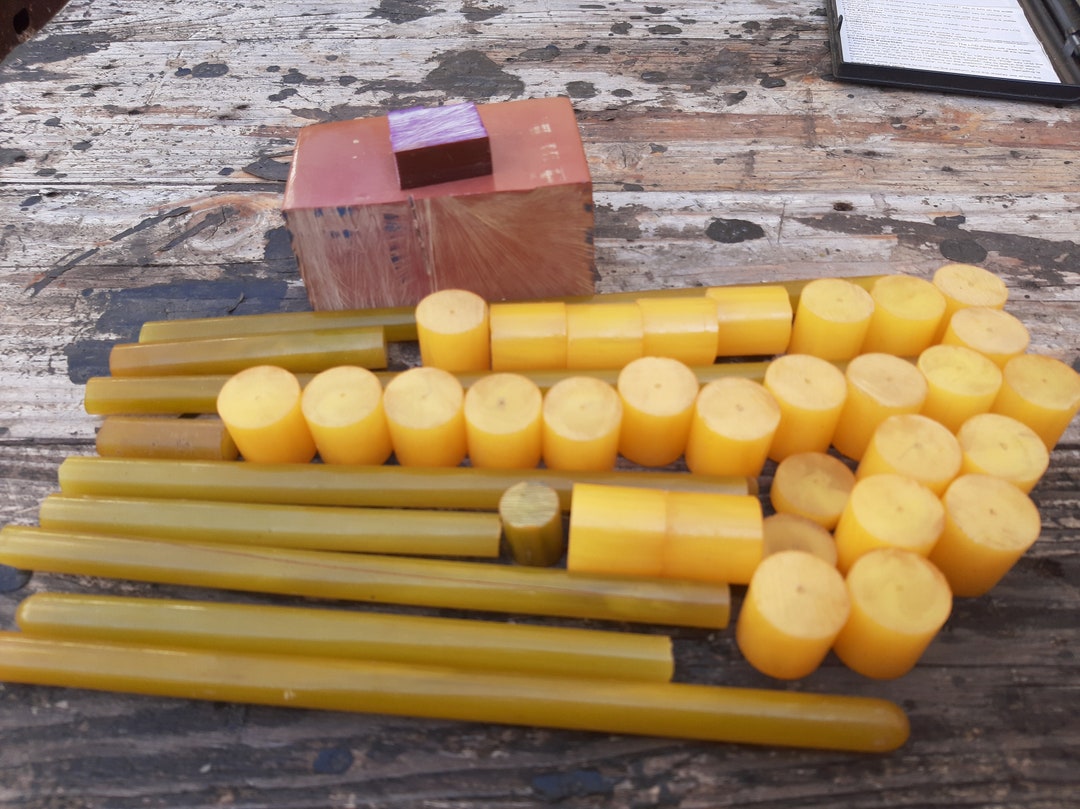 613g Vintage Bakelite Pieces of Rods and a Block - Etsy