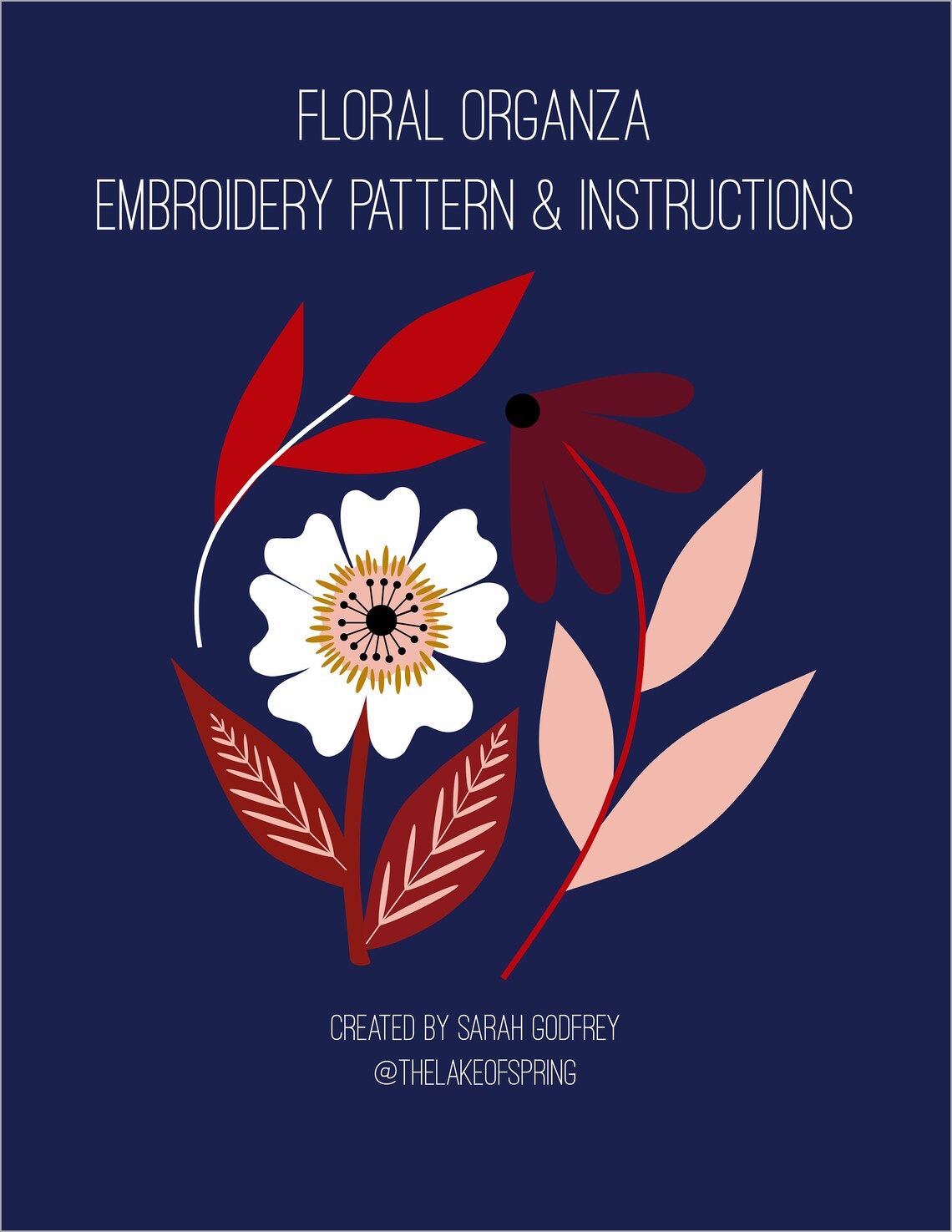 Floral Organza Pattern & Instructions - Etsy Australia