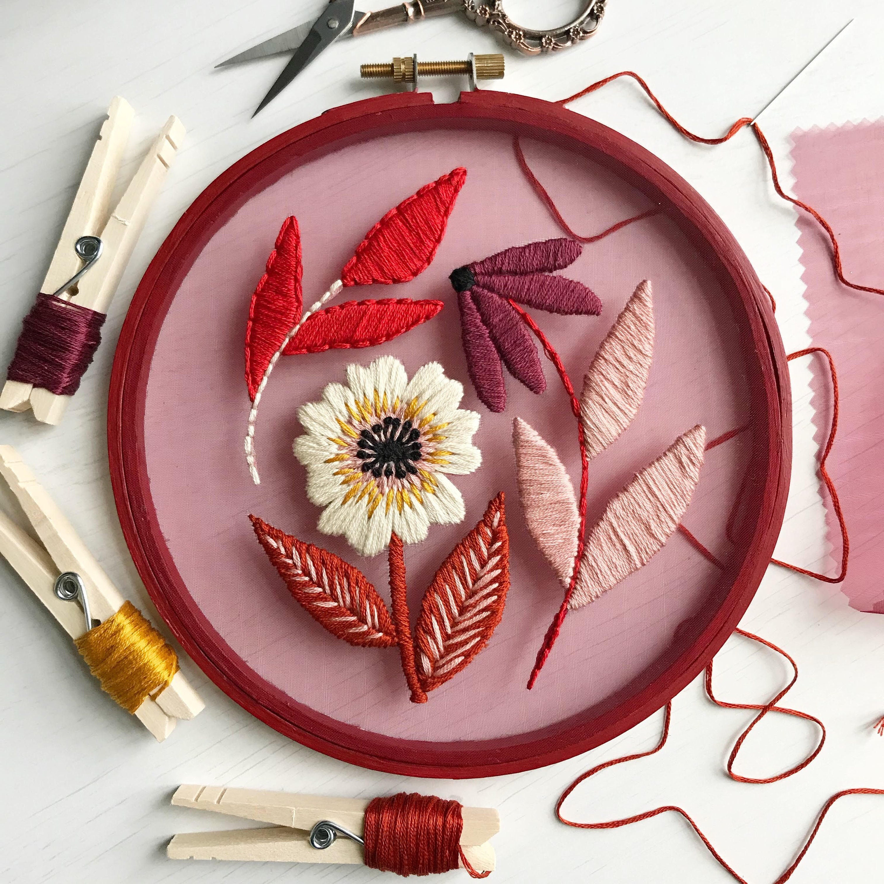 Floral Organza Pattern & Instructions - Etsy Australia