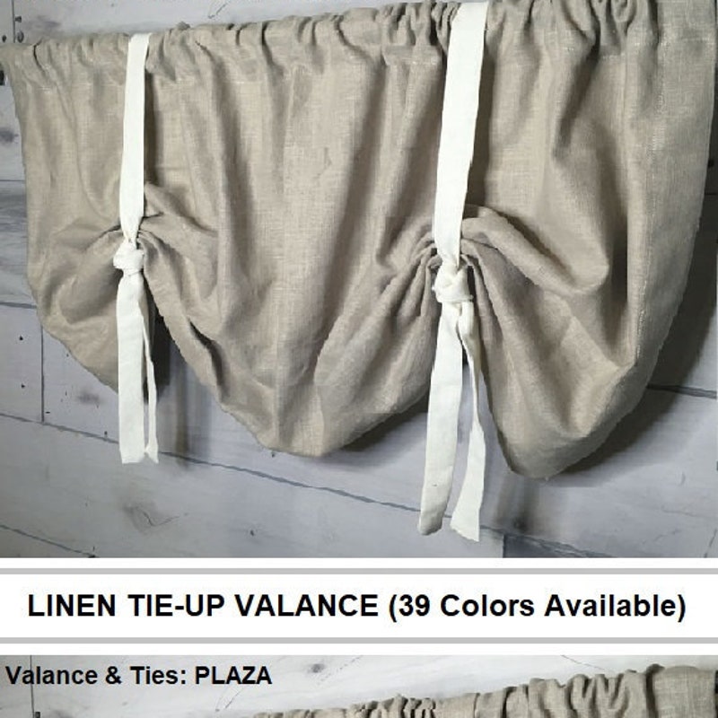 Tie up Valance - Etsy