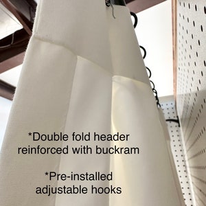 Pair of Fully Lined Pinch Pleat or Euro Pleat Curtains/drapes in White ...