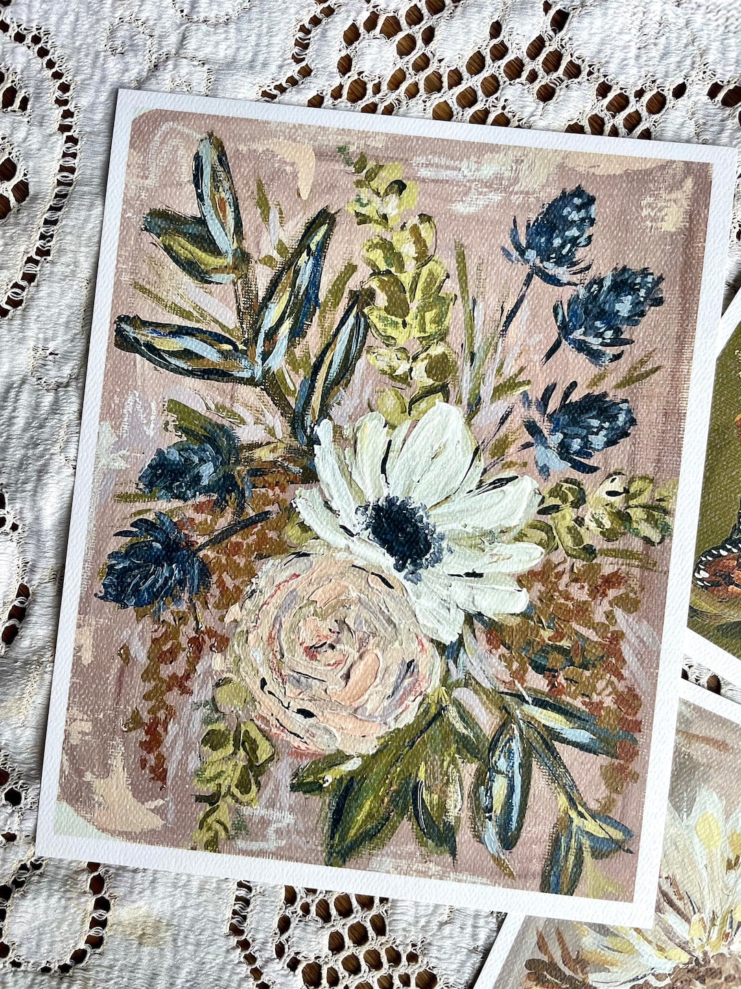 Psalm 107:1-2, Print of Original Art, the Psalms Collection, Floral Art ...