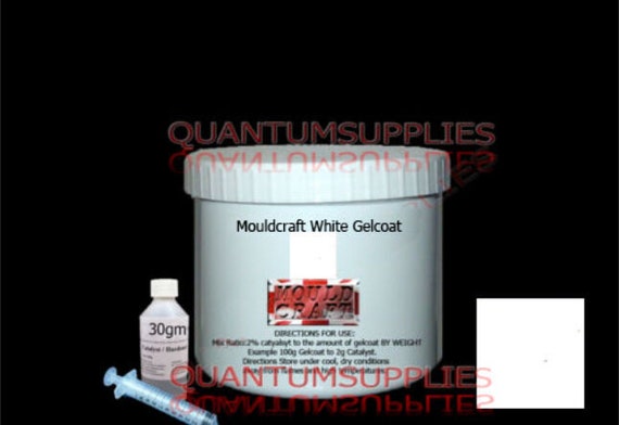 White Gelcoat 1kg Kit Catalyst Syringe Included for - Etsy