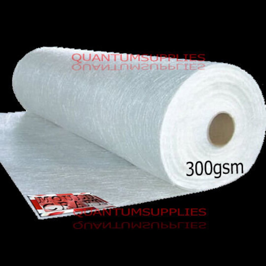 300gsm Fibreglass Matting 3M X 1M Chopped Strand Mat for Resin Grp Work ...