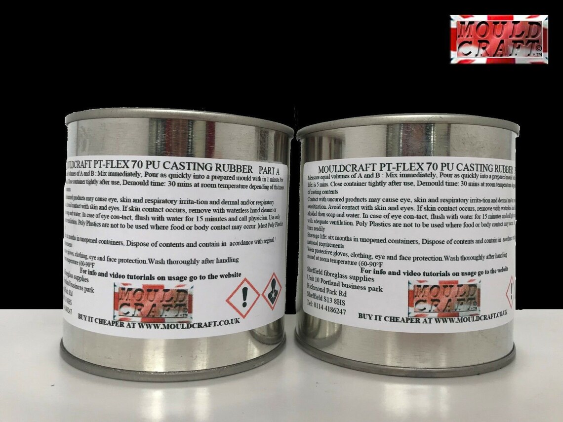 500G Polytek Poly Pt Flex Shore A70 Fast Cure Polyurethane Casting ...