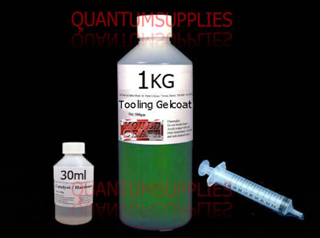Green Tooling Gelcoat 1Kg Kit Catalyst, Syringe Included For Fibreglass ...