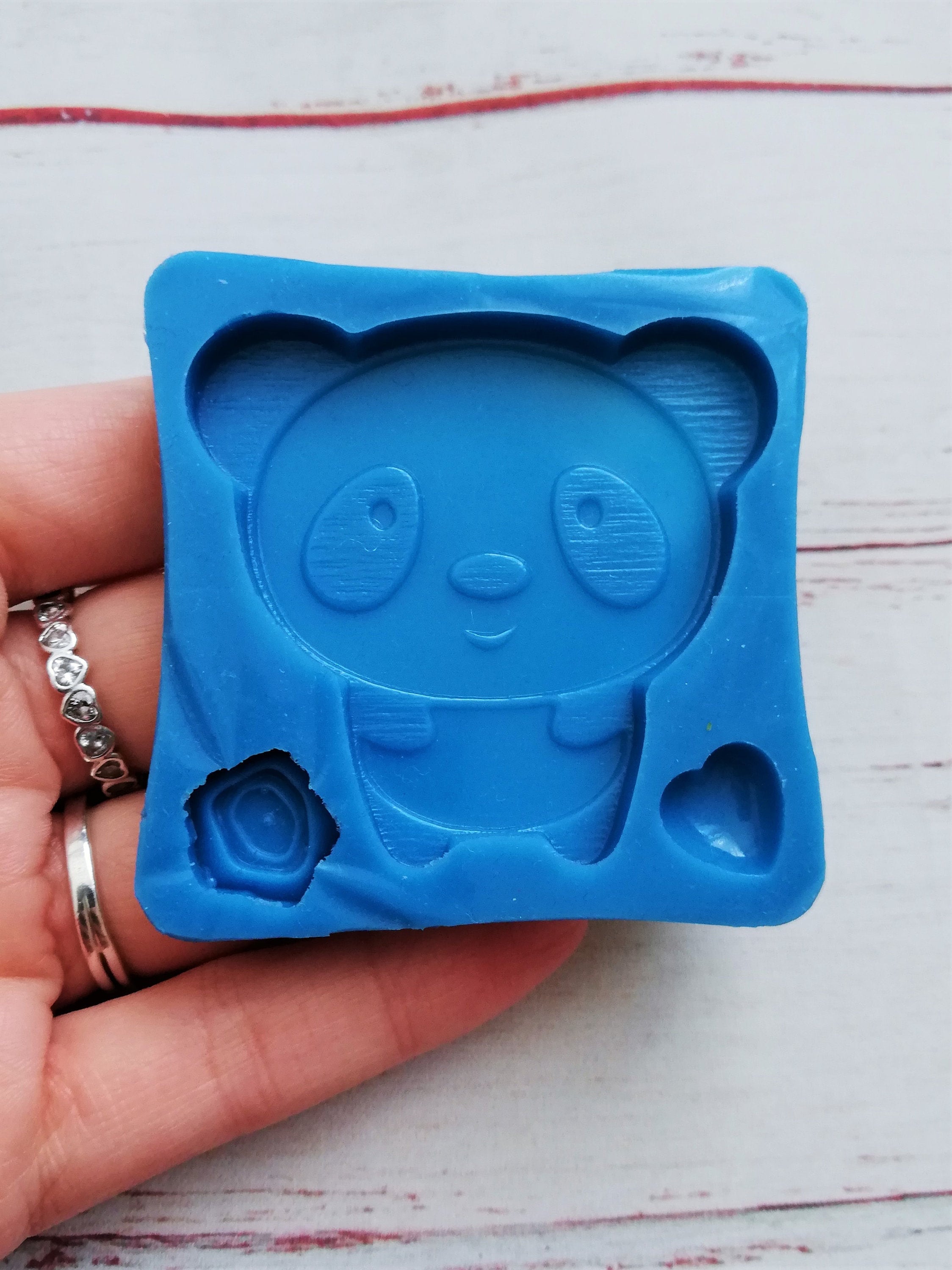 Cute Kawaii Panda Silicone Mold for Resin and Polymer Clay - Etsy UK