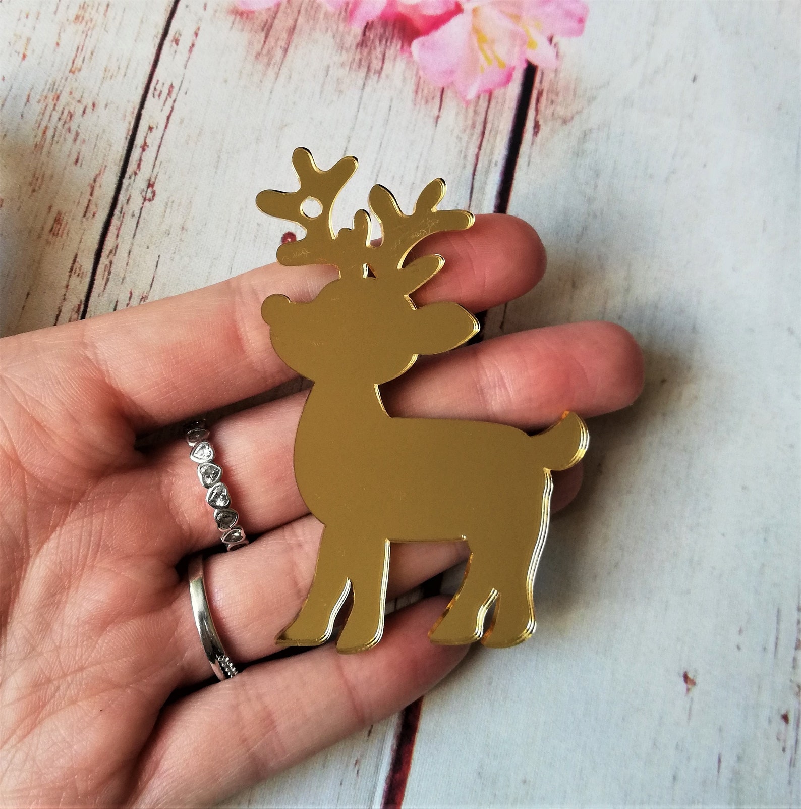 Reindeer Silicone Mold for Christmas for Resin and Polymer Clay ...