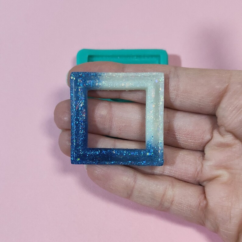 Square Frame Silicone Mold for Resin, Plaster, Soap, Wax and Polymer ...