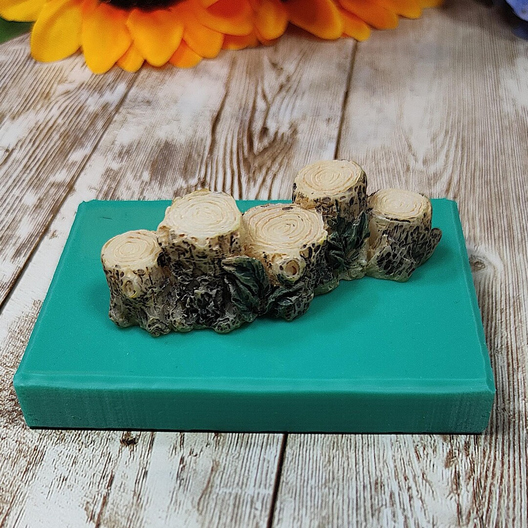 3D Tree Trunk Silicone Mold 7x2 Cm for Resin, Plaster, Wax, Soap ...
