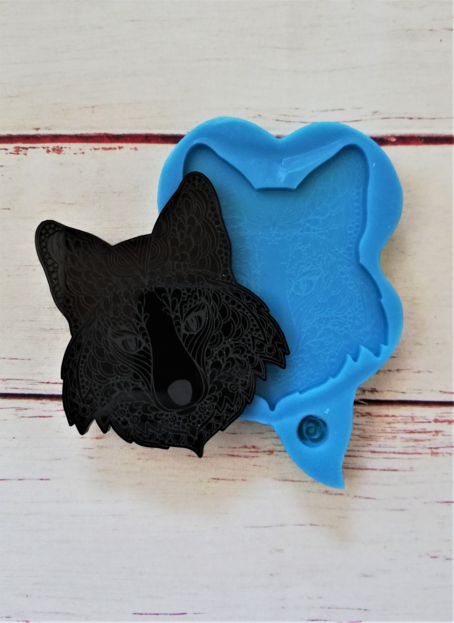 Fox Silicone Mold for Resin and Polymer Clay Creations - Etsy