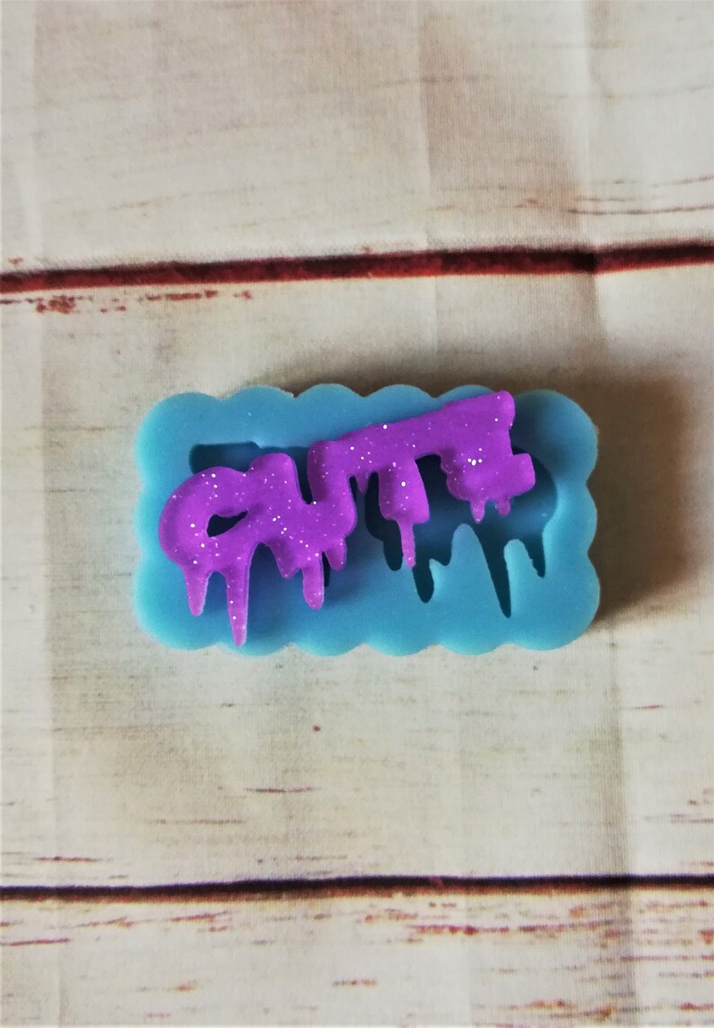 Cute Word Silicone Mold for Resin and Polymer Clay Creations - Etsy UK