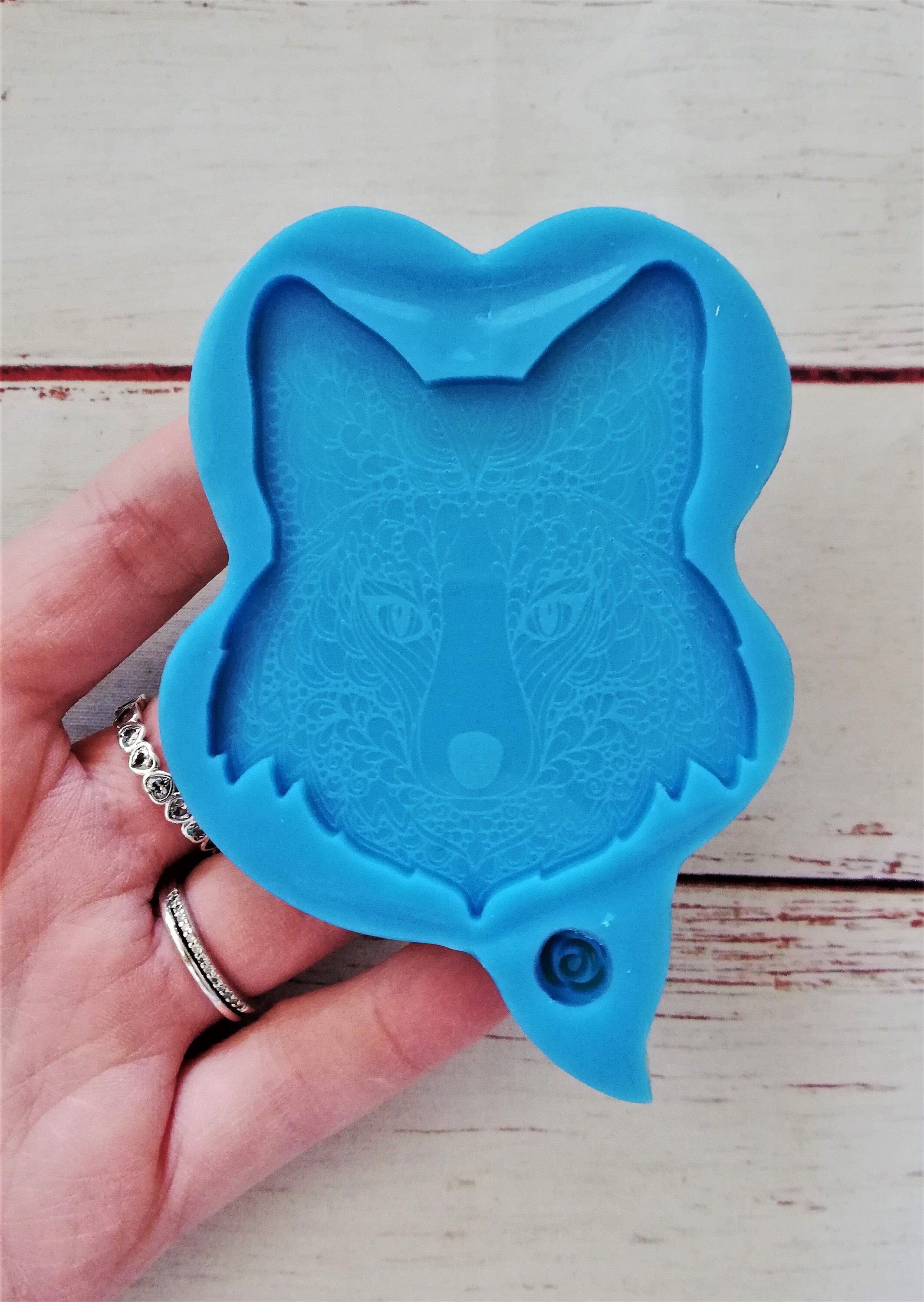 Fox silicone mold for resin and polymer clay creations | Etsy
