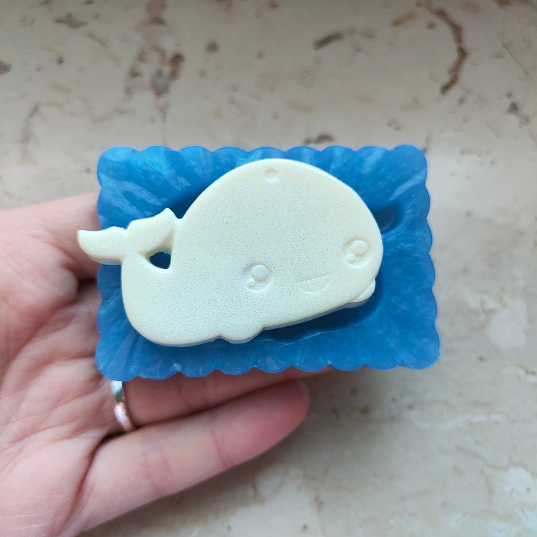 Whale Silicone Mold 6x4 CM for Resin, Wax, Clay, Soap and Plaster ...
