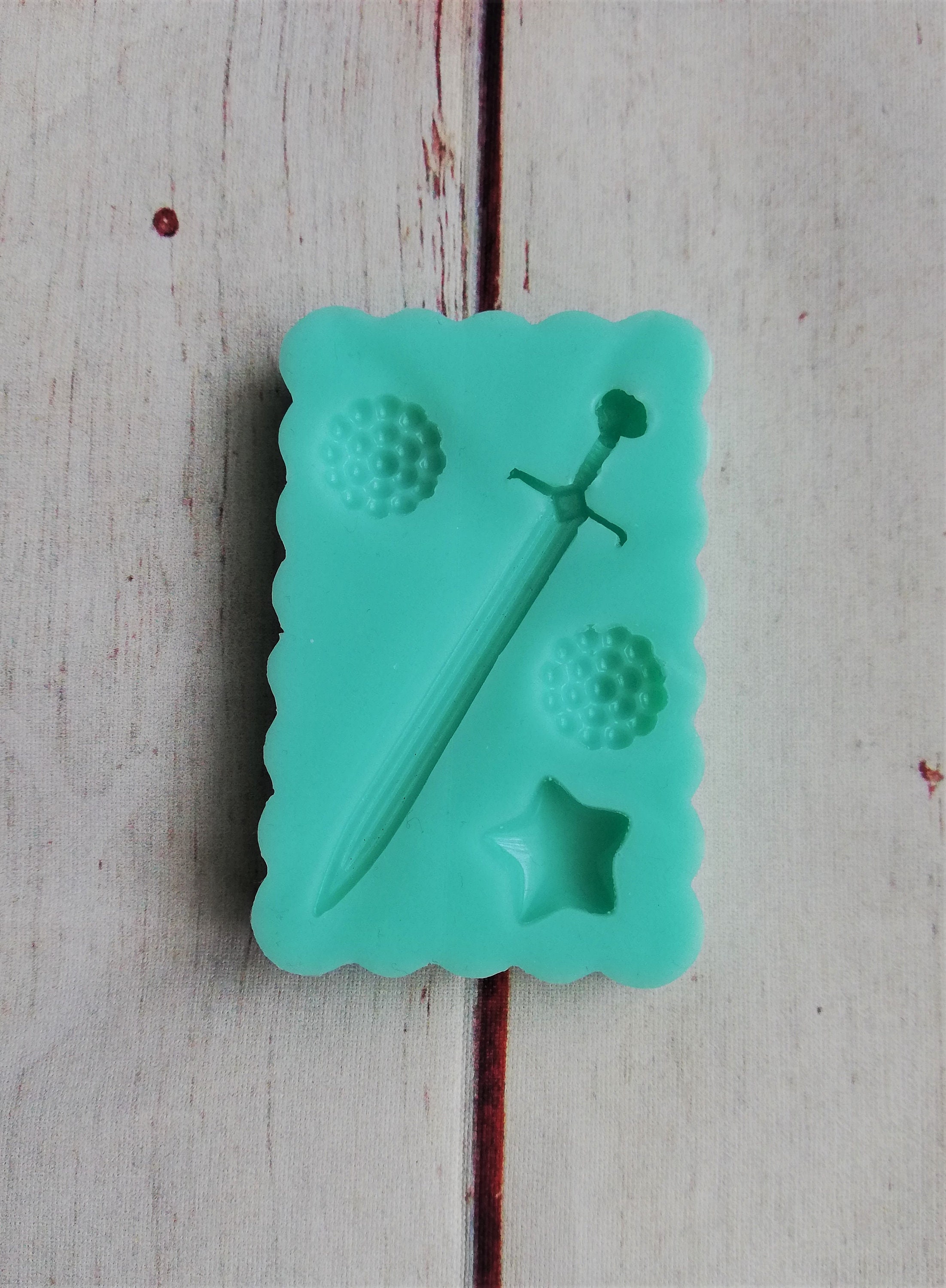 Sword Silicone Mold for Resin and Polymer Clay Creations | Etsy