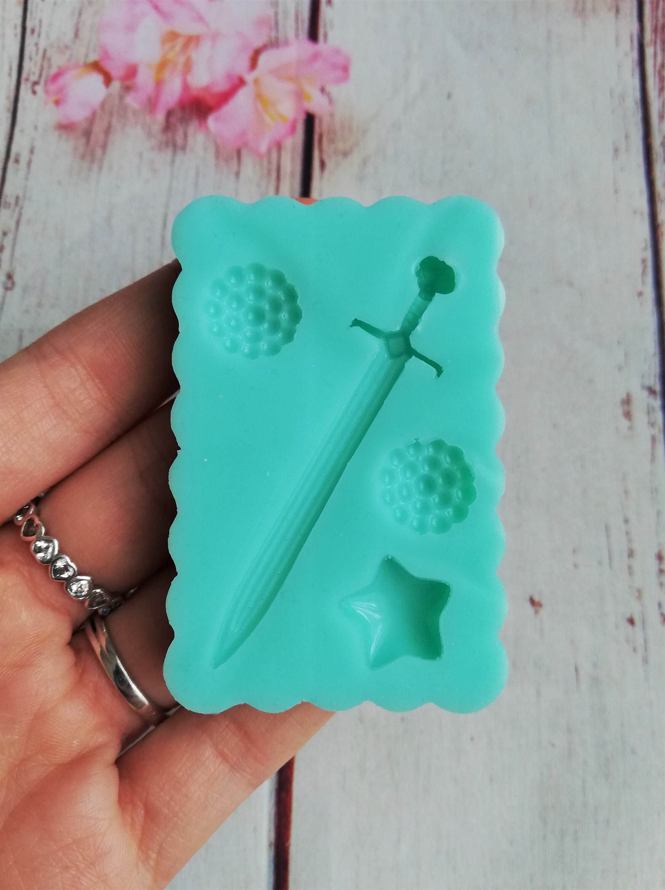 Sword Silicone Mold for Resin and Polymer Clay Creations | Etsy