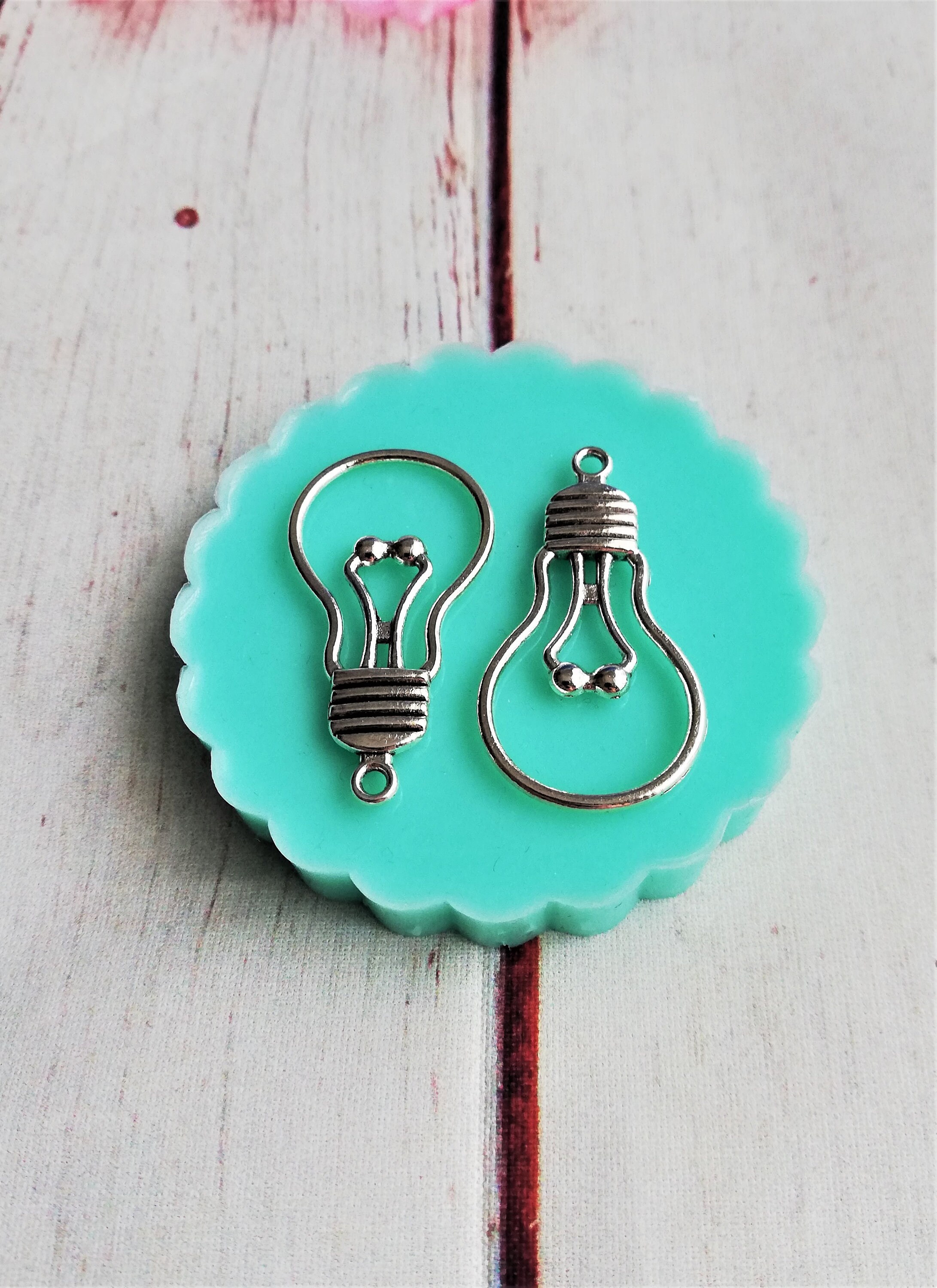 Light Bulb Silicone Mold for Resin and Polymer Clay Creations | Etsy UK