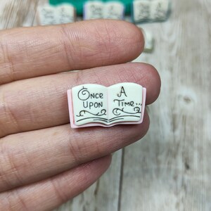 Once Upon A Time Open Book Silicone Mold 6pcs 2cm for Resin, Plaster ...