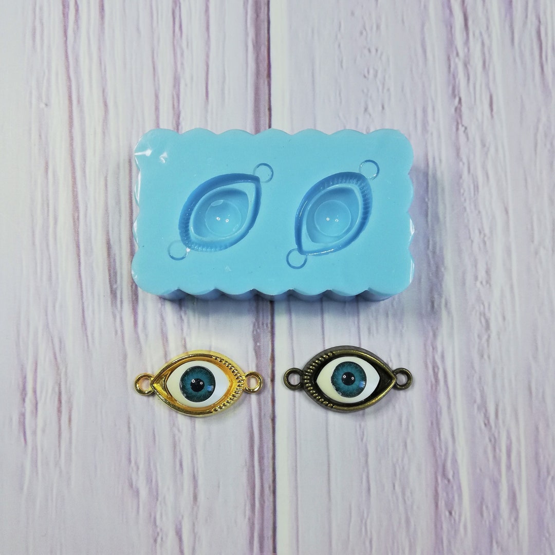 Devil Eyes Silicone Mold 3 CM for Resin, Polymer Clay, Wax, Soap and ...
