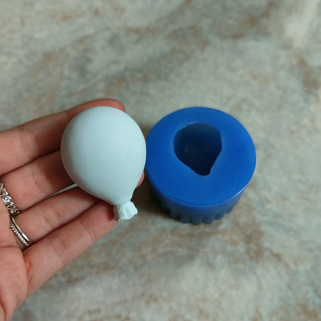 Balloon Silicone Mold 4x5 Cm for Resin, Plaster, Wax and Polymer Clay ...
