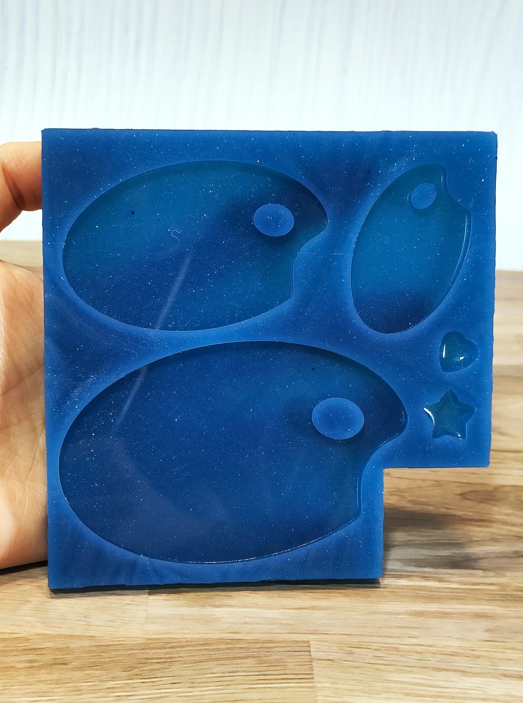 Color Palette Silicone Mold 3 Sizes for Resin and Polymer Clay ...