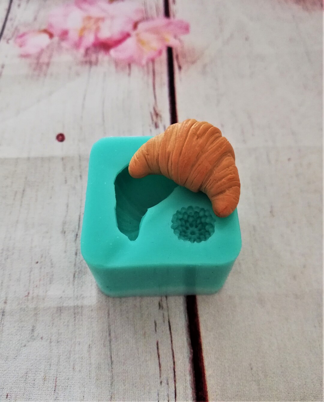 Croissant Silicone Mold for Resin and Polymer Clay Creations - Etsy
