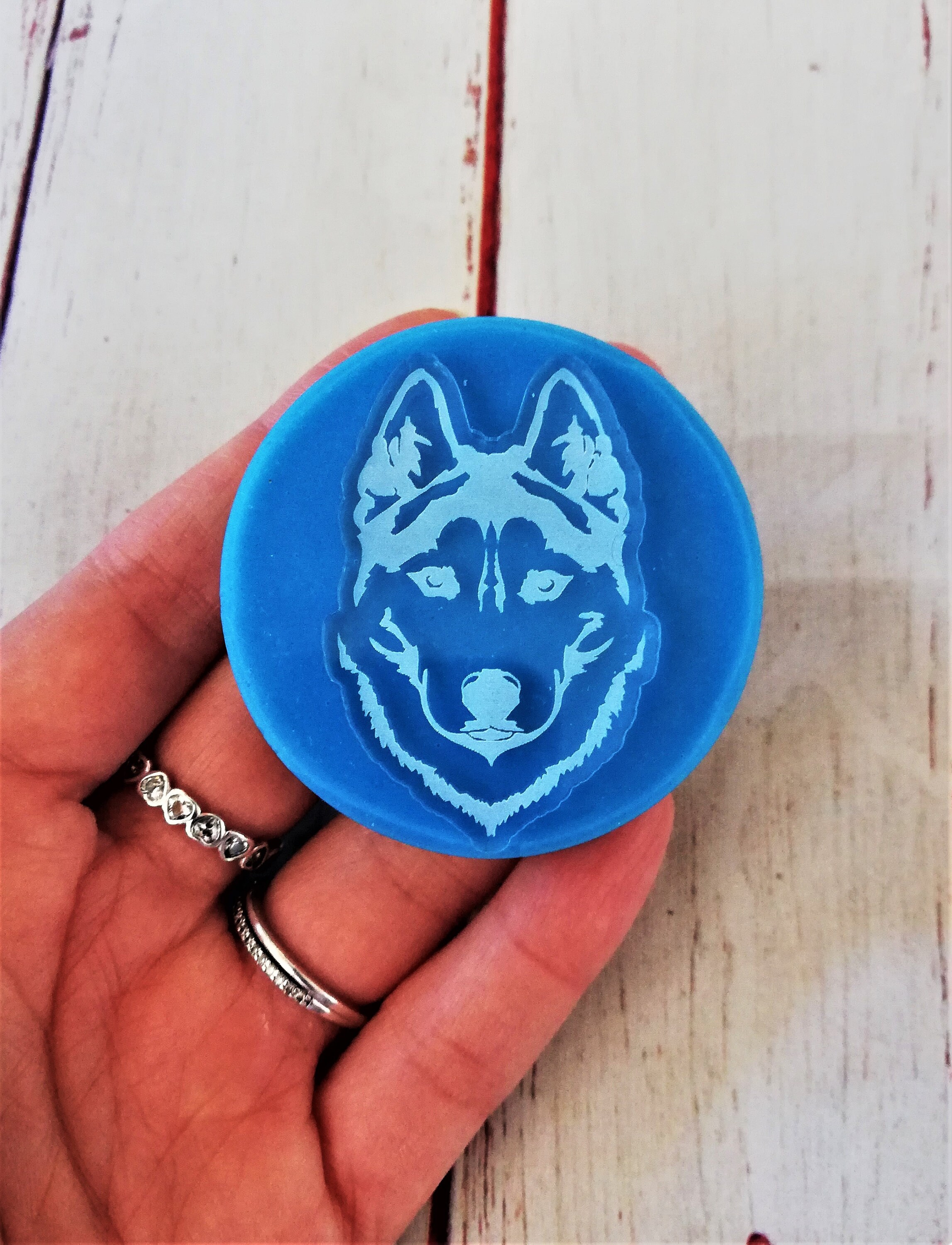 Wolf silicone mold for resin and polymer clay creations - Etsy Polska