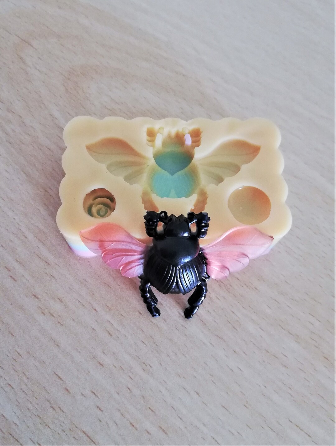 Flying Beetle Silicone Mold for Resin and Polymer Clay Creations - Etsy