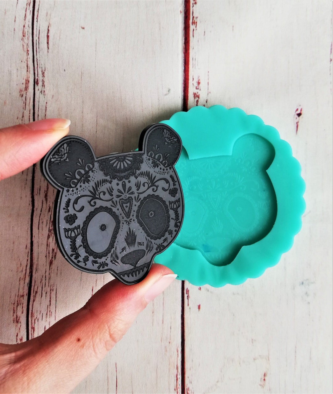 Panda Silicone Mold for Resin and Polymer Clay Creations - Etsy