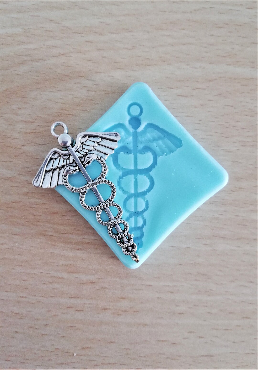 Caduceus-Form (Stab des Asklepios), Symbol der American Medical ...