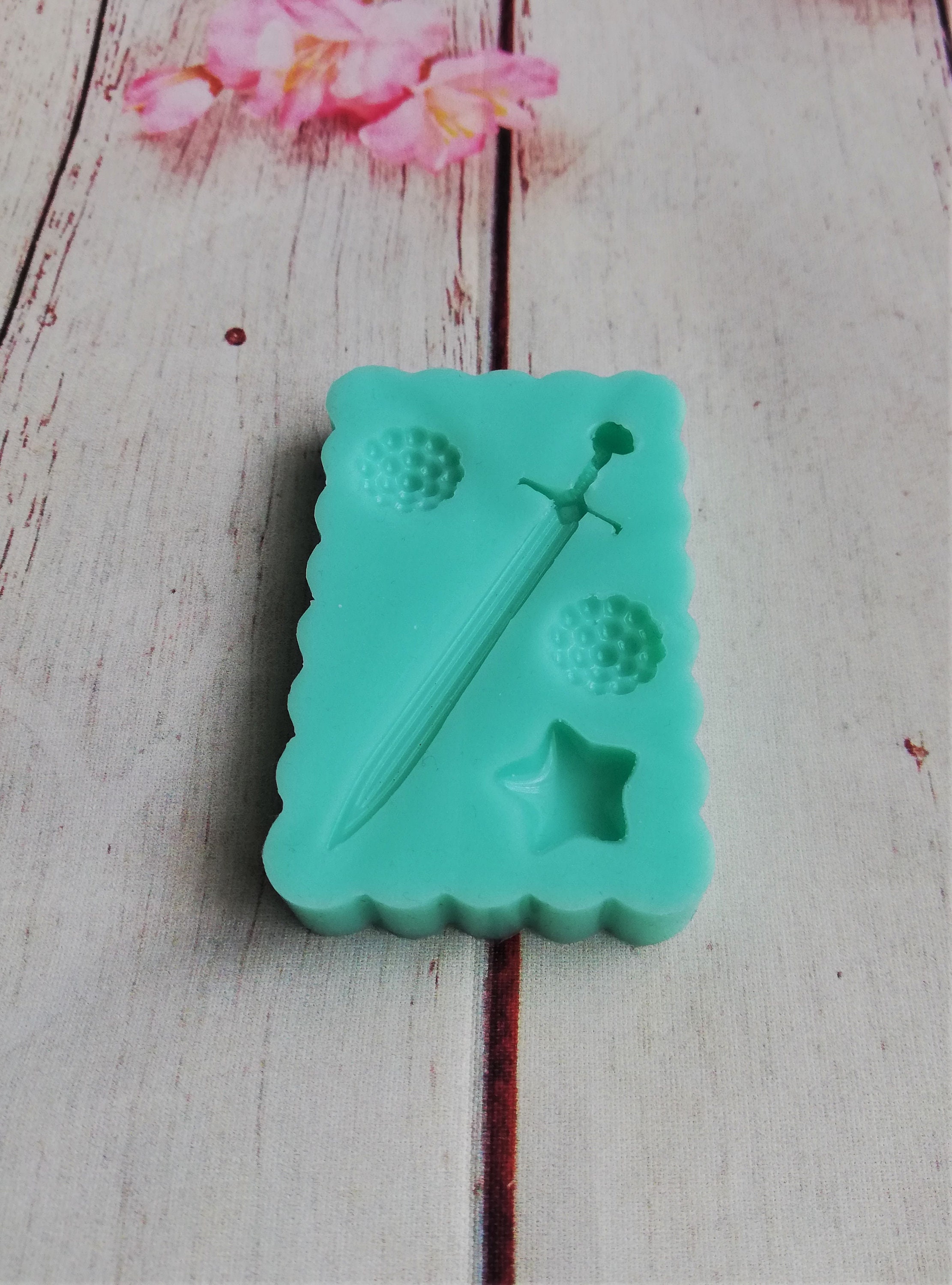 Sword Silicone Mold for Resin and Polymer Clay Creations | Etsy