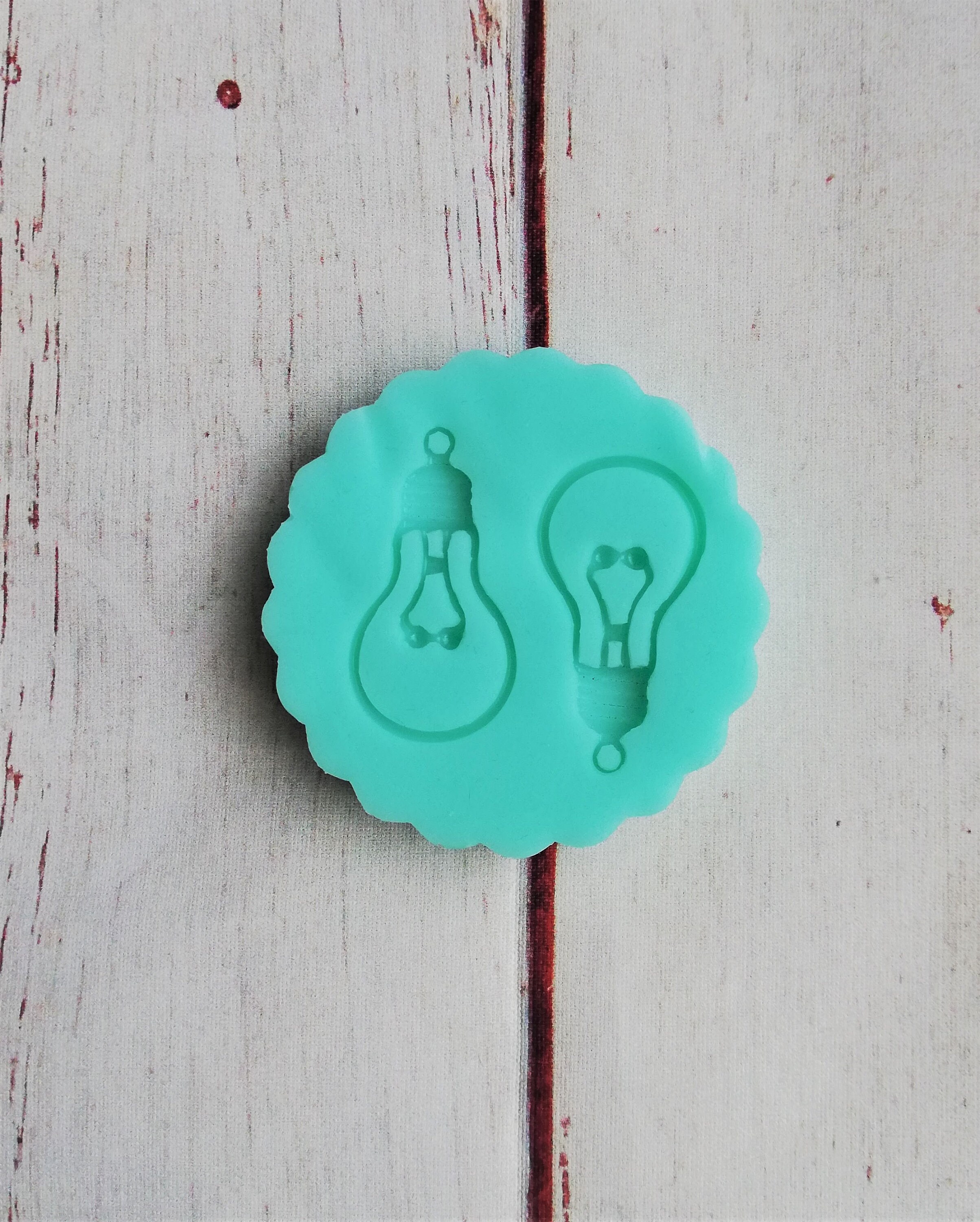 Light Bulb Silicone Mold for Resin and Polymer Clay Creations - Etsy UK