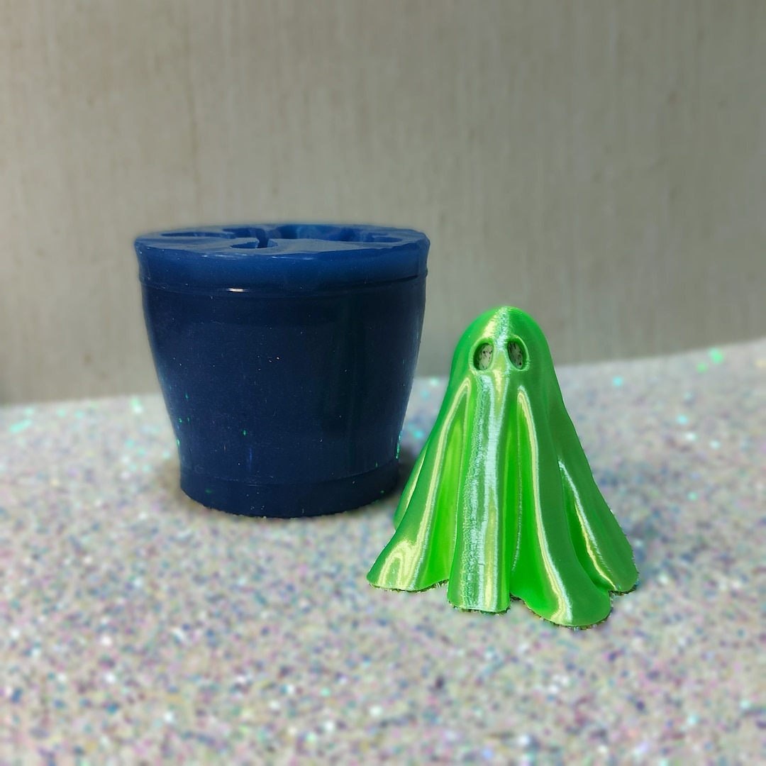 Ghost 3d Silicone Mold 5 Cm for Resin, Plaster and Polymer Clay ...