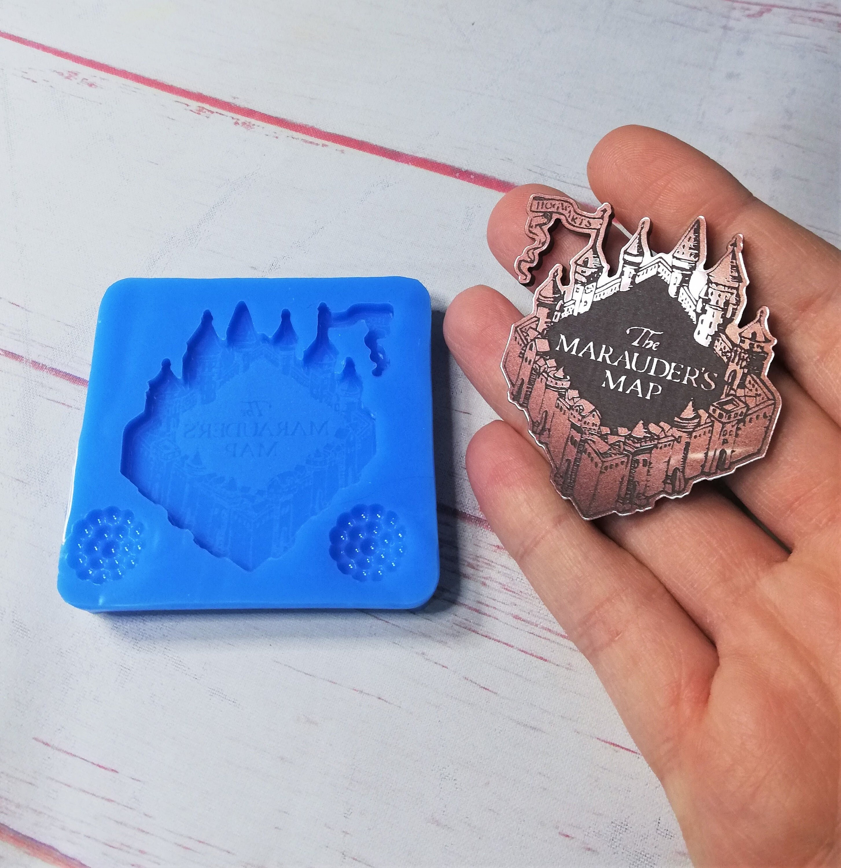 Wizard Map Magic Castle Silicone Mold for Resin and Polymer - Etsy