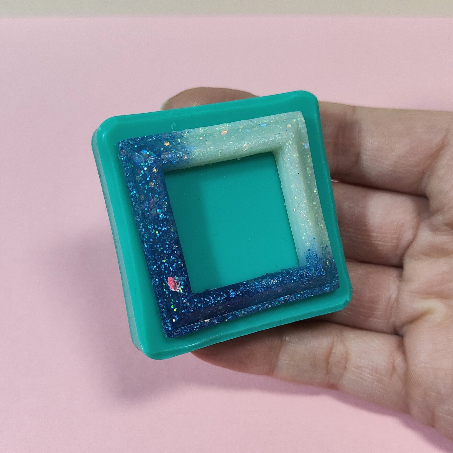 Square Frame Silicone Mold for Resin, Plaster, Soap, Wax and Polymer ...