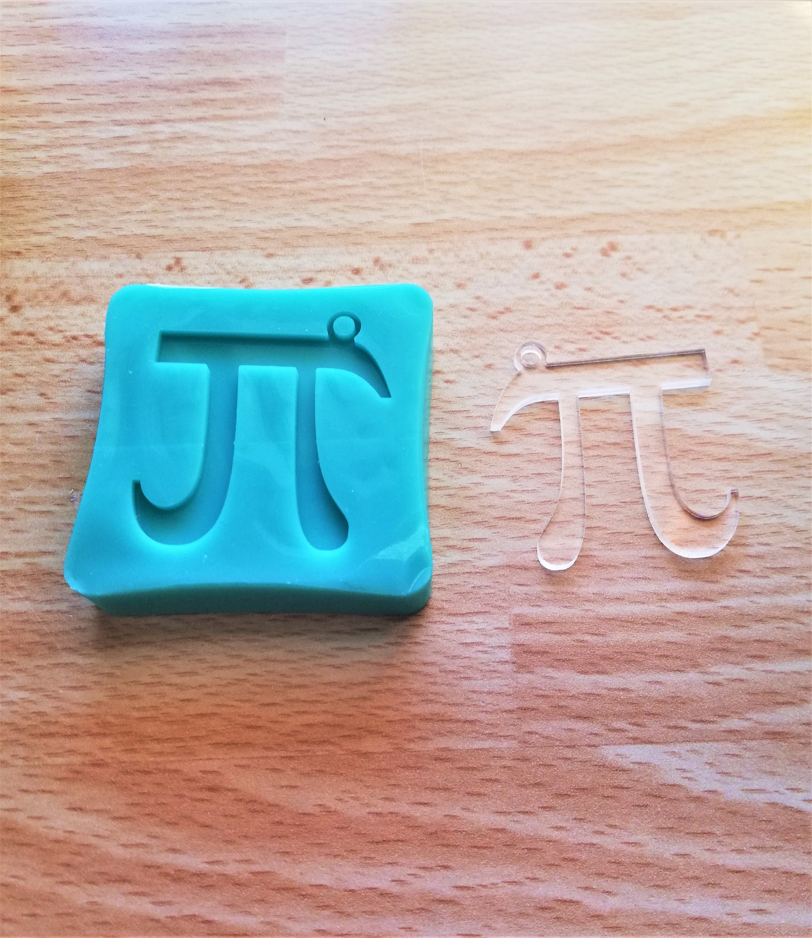 PI math silicone mold for resin and polymer clay creations | Etsy