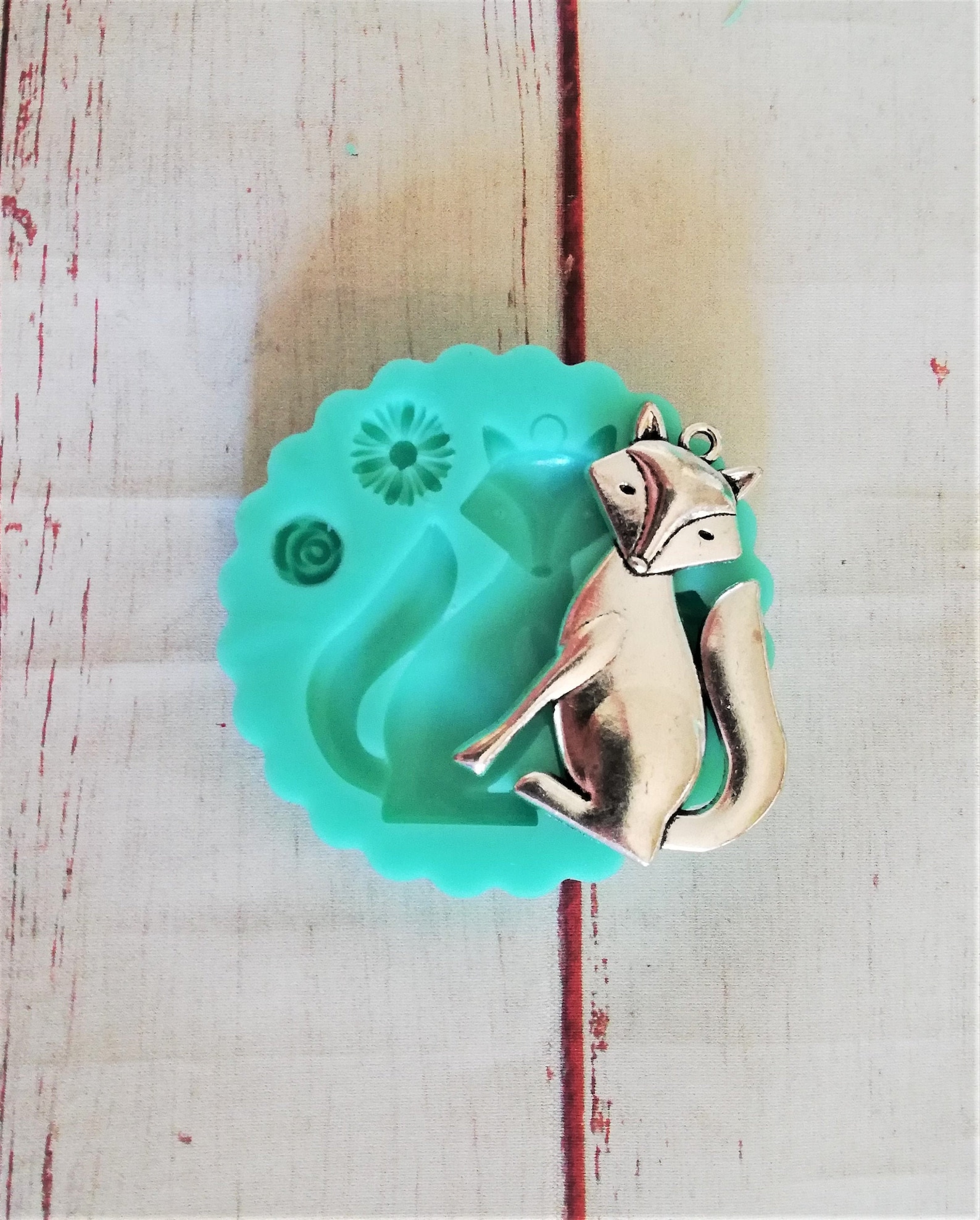 Fox silicone mold for resin and polymer clay creations | Etsy